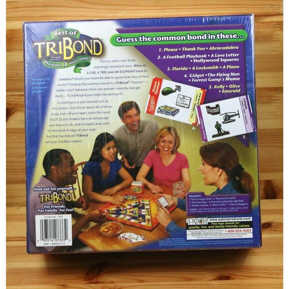 Patch Products | Games | New Vintage Best Of Tribond Game What Do These ...